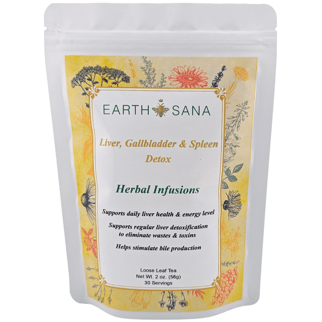 Earth Sana Liver, Gallbladder & Spleen Loose Leaf Tea - Liver Detox ...
