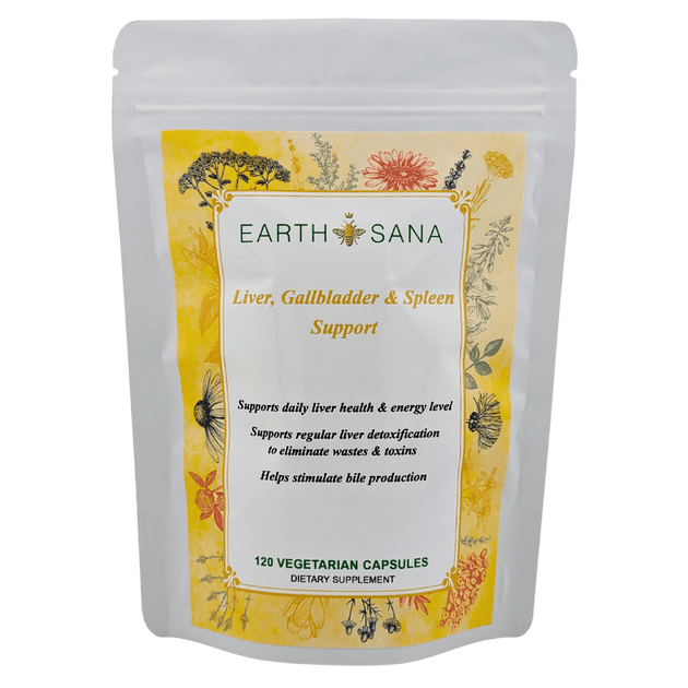 Earth Sana Liver, Gallbladder & Spleen Support | 120 Capsules | Herbs ...