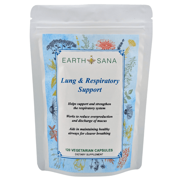 Earth Sana Lung & Respiratory Support Capsules - 120 Count | Earth Sana ...