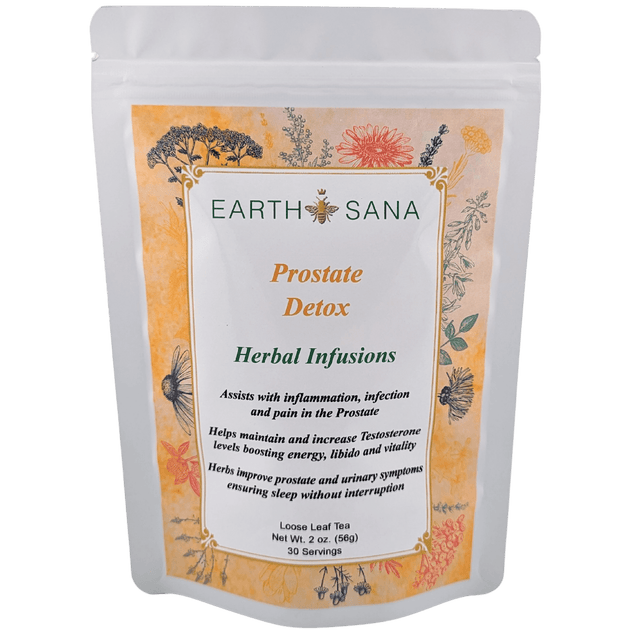 Earth Sana Prostate Detox Loose Leaf Tea - Prostate Health Herbal Tea ...